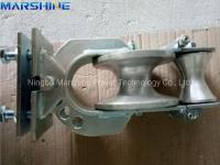 China 20kn Rated Load Cable Pulley Block Aluminum Sheave Stringing Block For Construction for sale