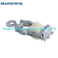 China Oxygenation Cable Pulley Overhead Fiber Optic Cable Sheave Earth Wire Stringing Blocks for sale