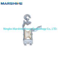 China Universal Steel Stringing Block Aluminum Single Hanging Pulley for sale
