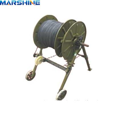 China LZP4625-10 Foldable Mobile Wheel Rack Style Fiber Optic Cable Drum Spool Reel for sale