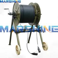 China LZP4625-10 Foldable Mobile Wheel Rack Style Fiber Optic Cable Drum Spool Reel for sale