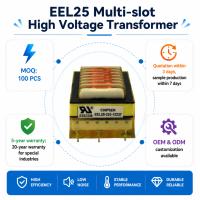 China EEL25 High Frequency Pulse Transformer Multi Slot High Voltage Step Up for sale