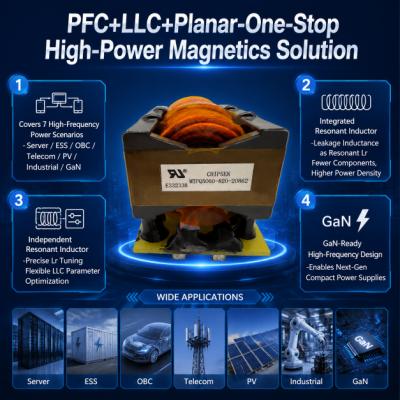 China Custom High Power PQ5060H High Frequency Transformer for Professional Device for sale