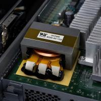 China EQ40 Low Profile Efficient Planar Magnetics Transformer Flat Copper Winding SMT for sale