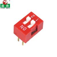 China SMT Gull Wing 4 Position DIP Electronic Switch For Industrial Instrumentation PCB for sale