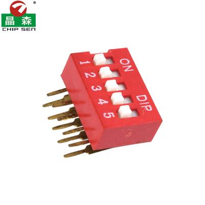 China Industrial DIP Micro Rocker Slide Electronic Switch High Precision Electronic Components for sale
