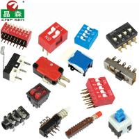 China Industrial DIP Micro Rocker Slide Electronic Switch High Precision Electronic Components for sale