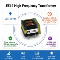 China EE12 Low Profile Efficient Pulse Transformers Custom Gate Drive Power Design for sale