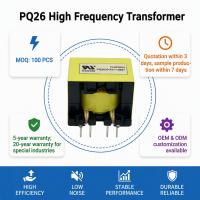 China Custom Pure Copper PQ26 Electronic Transformer High Power Low DCR Design for sale