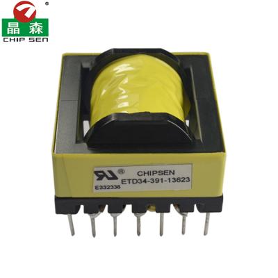 China Low Leakage Inductance ETD34 Transformer For LLC Resonant Flyback Converter for sale