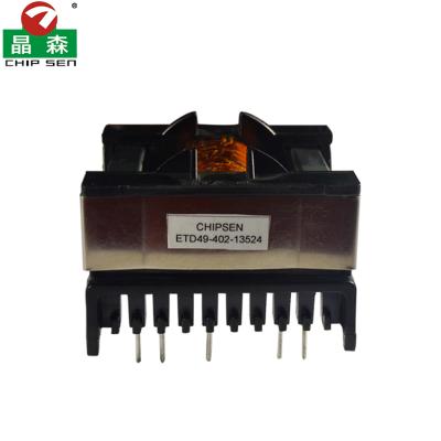 China Custom ETD49 High Voltage 12v High Voltage Transformer For Inverter Transformadores for sale