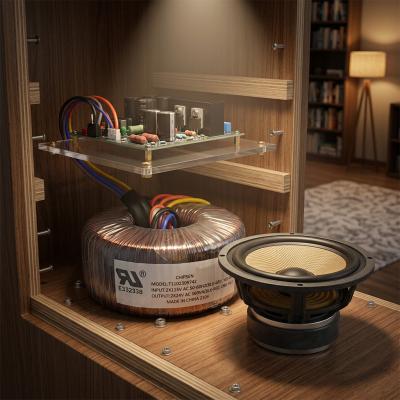 China Highly Reliable Premium Copper Wire Toroidal Transformer For Low Heat Amplifiers Controls Audio System for sale
