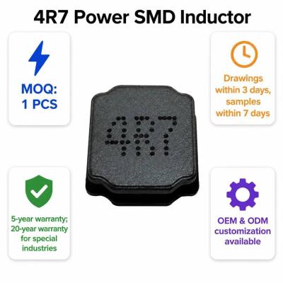 China 0630 1040 1265 Series SMD Inductor 4.7uH 33uH For Laptop And Graphics Card for sale