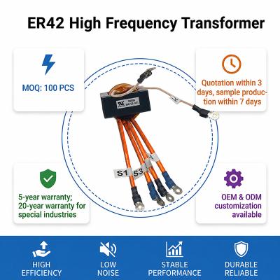 China UPS Low Loss High Isolation ER42 High Frequency LLC Stable Compact for sale
