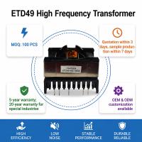 China ETD49 Custom SMPS High Frequency Power Transformer 200W-1000W for sale