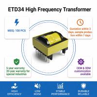 China Low Leakage Inductance ETD34 Transformer For LLC Resonant Flyback Converter for sale