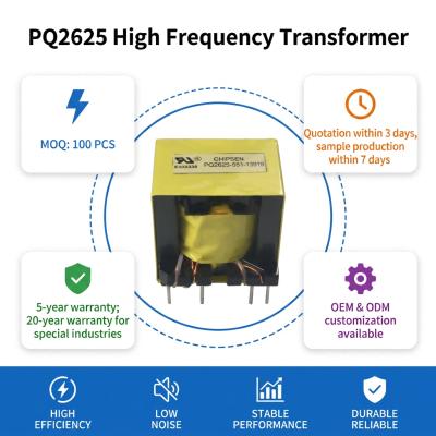 China PQ2020 PQ2625 PQ3230 PCB Mount High Frequency Transformer For SMPS And Inverter for sale