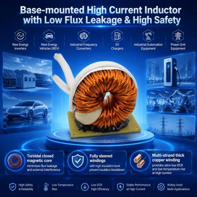 China 10uH High Current Toroidal PFC Inductor Choke Coil For High Power Inverter UPS for sale