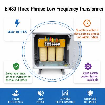 China EI480 Custom 50KVA Three Phase Transformer Industrial Control Power Unit for sale