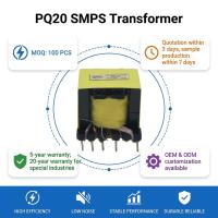 China PQ20 High Efficiency Pulse High Frequency Power Transformer Compact CQC Certified for sale