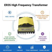 China ER35 Pure Copper Ferrite Core High Frequency SMPS Transformer Vertical PCB Mount for sale