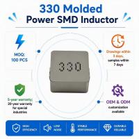China 330 33uH High Saturation SMD Inductor Alloy Powder Molded Shielded for sale