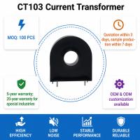 China Epoxy Encapsulated CT103 Miniature Current Power Transformer For Power Monitoring Metering for sale