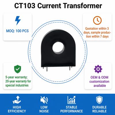 China Epoxy Encapsulated CT103 Miniature Current Power Transformer For Power Monitoring Metering for sale