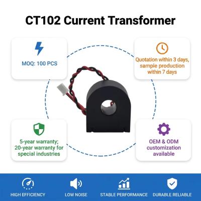 China CT102 High Precision Current Transformer For Smart Meter Billing Stable for sale