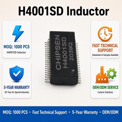 China Stable Reliable H4001SD Network Transformer for Efficient Ethernet Connection for sale