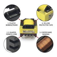 China EF20 High Efficiency High Frequency PCB Transformer Compact Vertical Design for sale