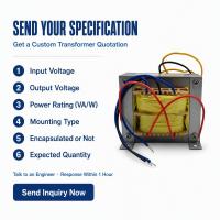 China EI76 EI96 Industrial Control Transformer 50/60Hz AC Step Down Control Power Transformer With Lead Wires for sale