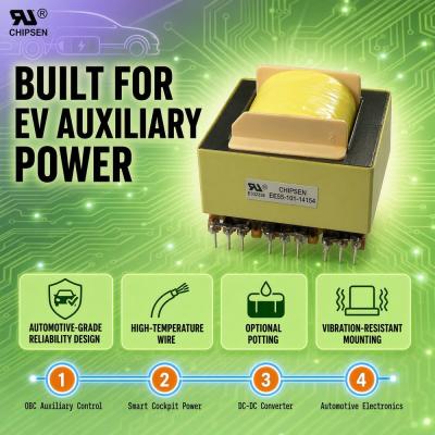China AI Server 600W PSFB Transformer EE55 390V to 12V High Current Output for sale
