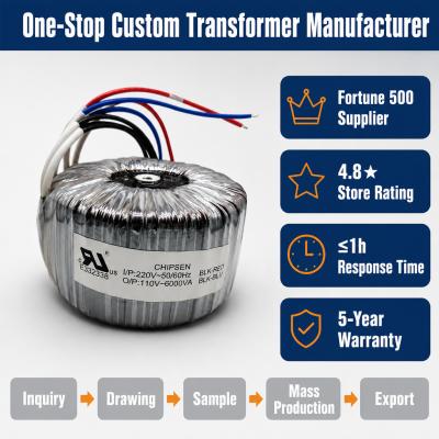 China Efficient Low Noise T180 Toroidal Transformer for High Power Supply Stability for sale