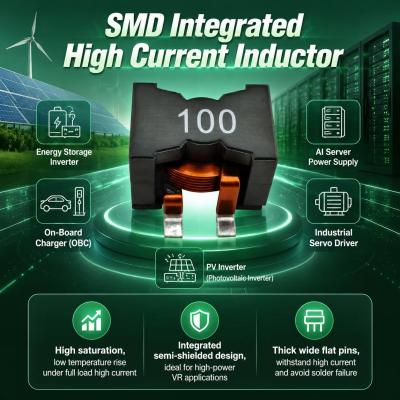 China High Current Shielded 10uH High Power Inductor for Stable DC-DC Power Supply for sale