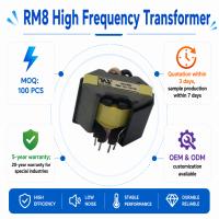 China High-Voltage Step-Up Trigger RM8 Pulse Transformer Coil for Electronic Equipment for sale