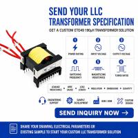 China ETD49 190µH High-Power LLC Resonant Transformer with Flying Lead Design for Industrial & EV Power Supplies for sale