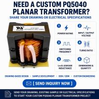 China Stable Efficient PQ5040 High Frequency Transformer for Industrial Power Systems for sale