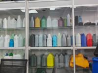 China Fully Automatic Milk Bottle Blow Molding Machine with 1-4 Cavities and 500x550 Mm Template Size for sale