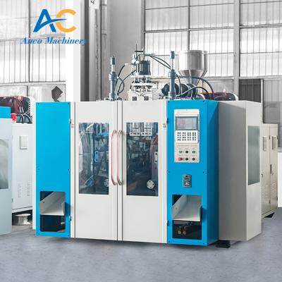 China Automatic PET HDPE Pesticide Bottle Blow Molding Machine 380V 180kN for sale