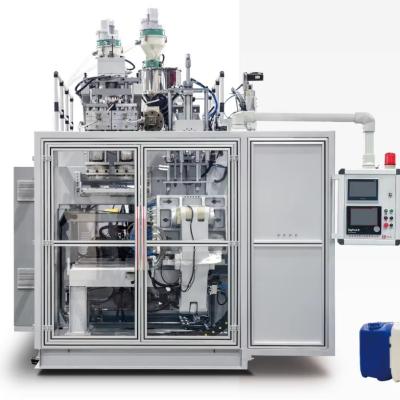 China HDPE PE Jerry Can Blow Molding Machine 4L 5L 10L Automatic Extrusion for Lubrication Bottles for sale