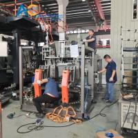 China 100-200L Plastic Extrusion Blow Molding Machine Dual L-Ring Semi Automatic 380V 35kW for sale