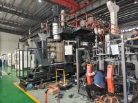 China Automatic Extrusion Blow Molding Machine 380V 40kg/h for HDPE PET 4 5 Gallon Bottles for sale