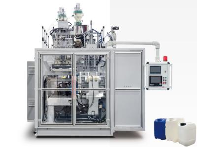 China Oil Barrel Jerry Can Blow Molding Machine 220V 415V Extrusion Molding Machine 75mm Screw 40kg Output for sale