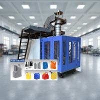 China Automatic HDPE Engine-Driven Extrusion Blow Molding Machine 160-200kg/h 500-1400mm Mold Opening for Jerrycan for sale