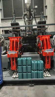China Extrusion Blow Molding Machine 750mm Platen Stroke 160kg/H Output for Jerrycan Production for sale