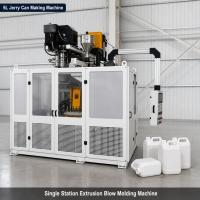 China Full Automatic 5L  Extrusion Blow Molding Machine with Double Station Design 550mm Mold Open Width for 5L 10L Jerrycan Production LINE for sale