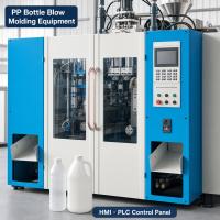 China Automatic Extrusion Blow Molding Machine with 90 mm Screw Diameter for 30L Plastic Containers and Auto Deflashing for sale