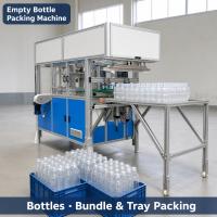 China Semi-Automatic Bottle Packaging Machine and Bottle Bagging Machine with 100-200 Bottles per Minute for Label Size L15 to 300 mm H15 to 130 mm for sale