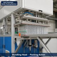 China Semi-Automatic Bottle Packaging Machine and Bottle Bagging Machine with 100-200 Bottles per Minute for Label Size L15 to 300 mm H15 to 130 mm for sale